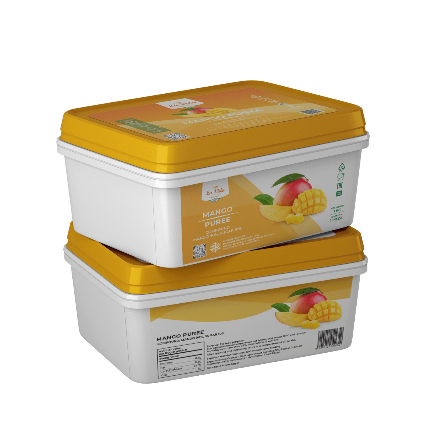 Frozen Mango Puree - IBIC